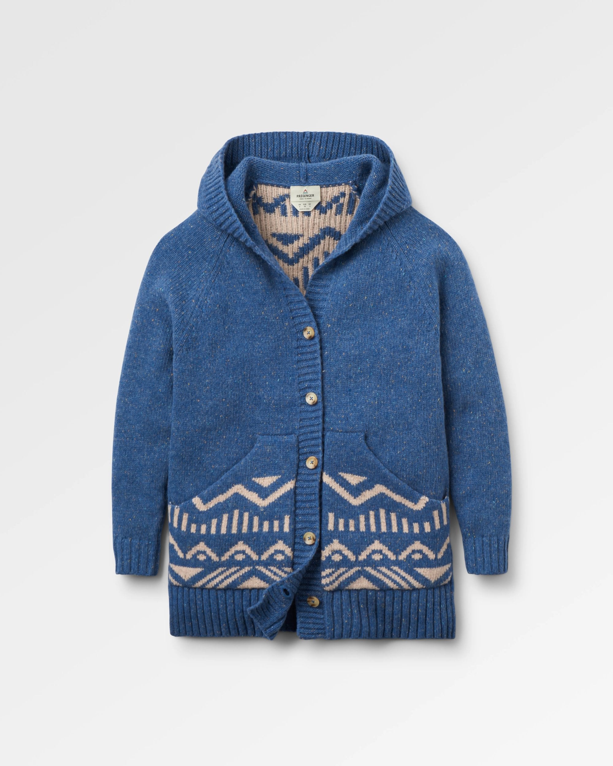 Snoozle Knitted Hooded Cardigan Rich Nav – Passenger