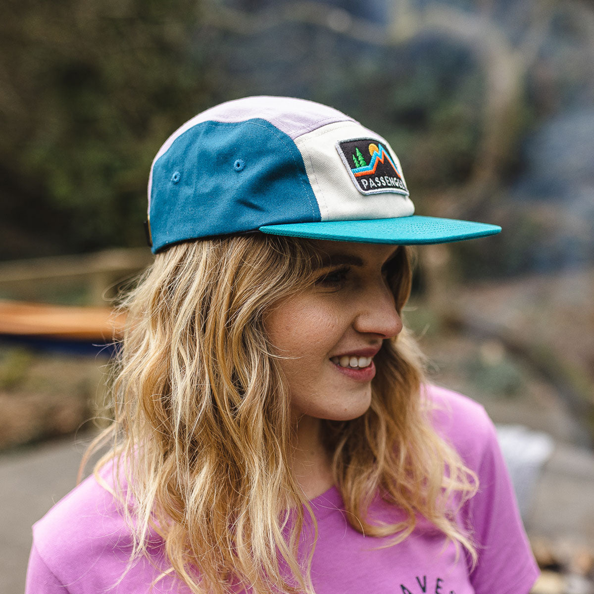 Downtime Cord Cap Viridian Green/Orchid – Passenger